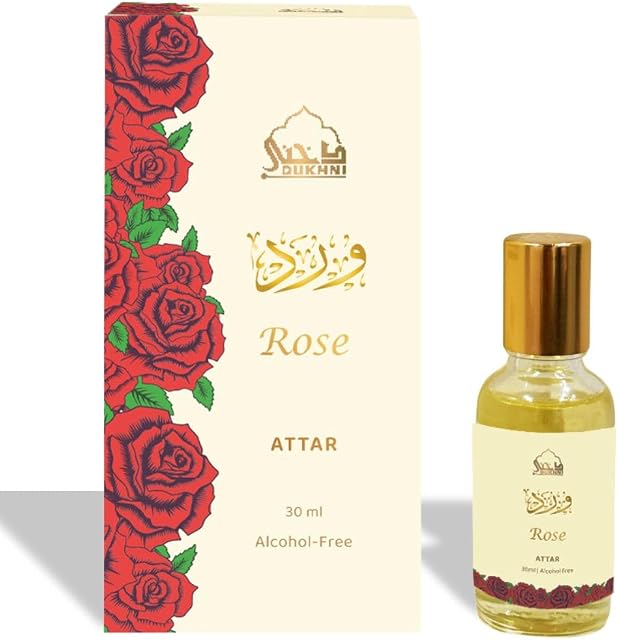 Dukhni Rose Attar Oil 30ml Roll On Perfume Arabic Fragrance ...