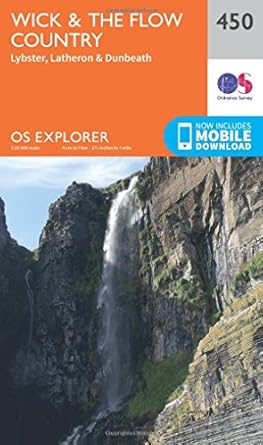 Wick & the Flow Country Map | Lybster, Latheron & Dunbeath | Ordnance ...