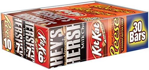 Amazon.com: KIT KAT, PAYDAY and REESE'S Assorted Flavored King Size ...