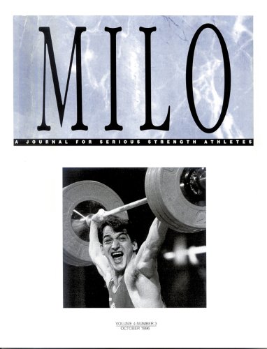 Buy MILO: A Journal for Serious Strength Athletes, Vol. 4, No. 3 Book ...