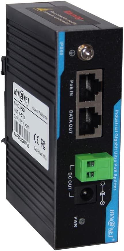 Amazon.com: PoE Texas 12 Volt PoE+ - IEEE 802.3at - Splitter Splits ...