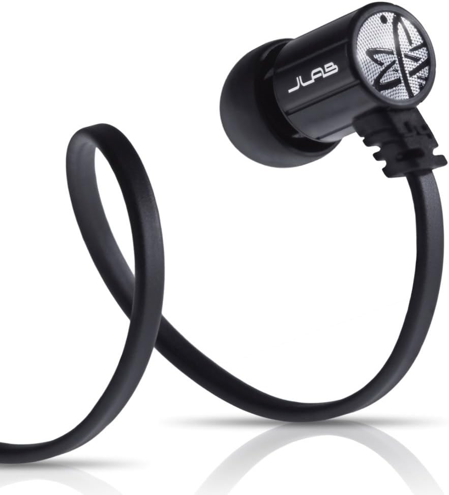 JLab Audio J4 Heavy Bass, Rugged Metal in-Ear Headphone, Guaranteed for ...