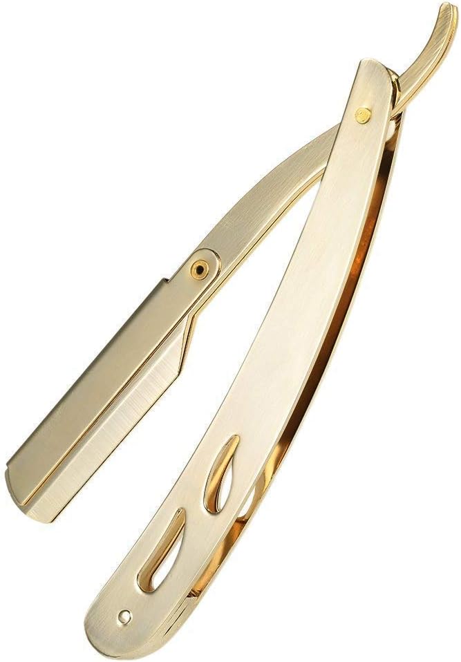 Amazon.com: Sicastar® Stainless Steel Straight Edge Barber Shaving ...
