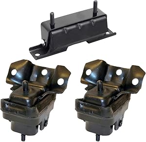 Amazon.com: Auto Buffy Engine Motor Trans Mount Kit Set 3pc Fits Silverado Sierra Tahoe Yukon ...