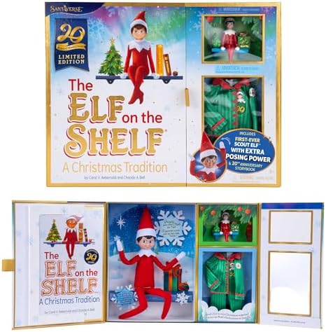 The Elf on the Shelf 20 Aniversario – Elfo Original + Libro de Navidad ...
