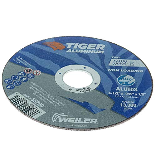 Snapklik.com : 58200 4-1/2 Inch Cutting Wheel, Tiger Aluminum Non ...