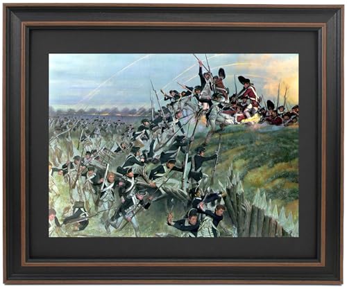 Amazon.com: Framed American Storming of Redoubt #10 During the Siege of ...