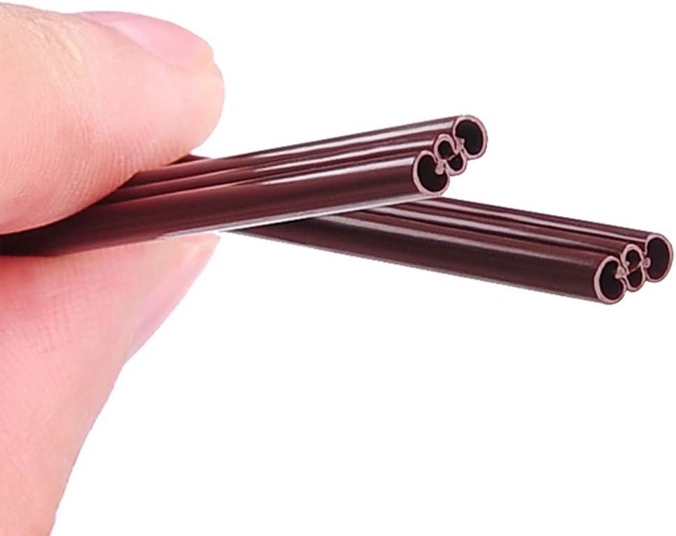 Pieces Three Holes Coffee Stirrer Straw 2-in-1 Disposable Plastic ...