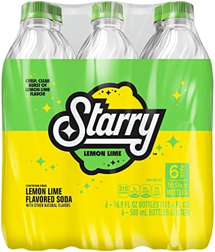 Amazon.com : Starry Lemon Lime Soda, 16.9 Oz, 6 Pack : Everything Else
