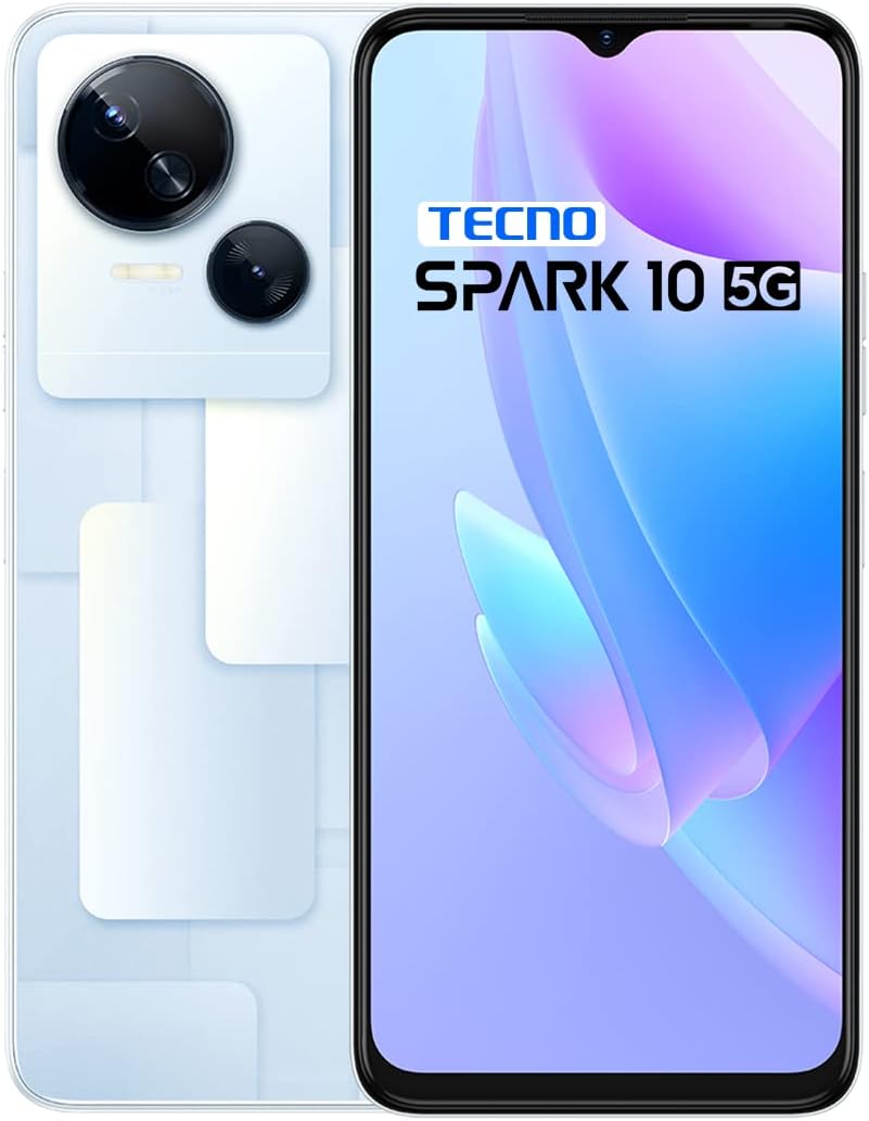 TECNO Spark 10 5G (Meta White, 8GB RAM,128GB Storage)|16GB Expandable ...