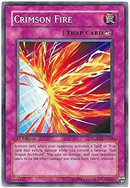 Amazon.com: Yu-Gi-Oh! - Crimson Fire (RGBT-EN064) - Raging Battle - 1st ...