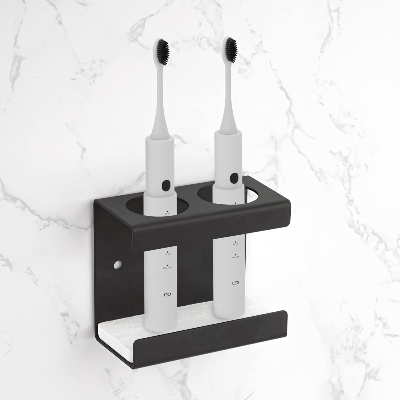 Adorila Electric Toothbrush Holder Wall Mounted, Toothbrush Stand with ...