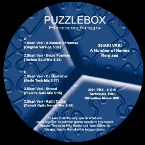 Shari Vari Remixes Double Ep. by A Number Of Names on Amazon Music ...