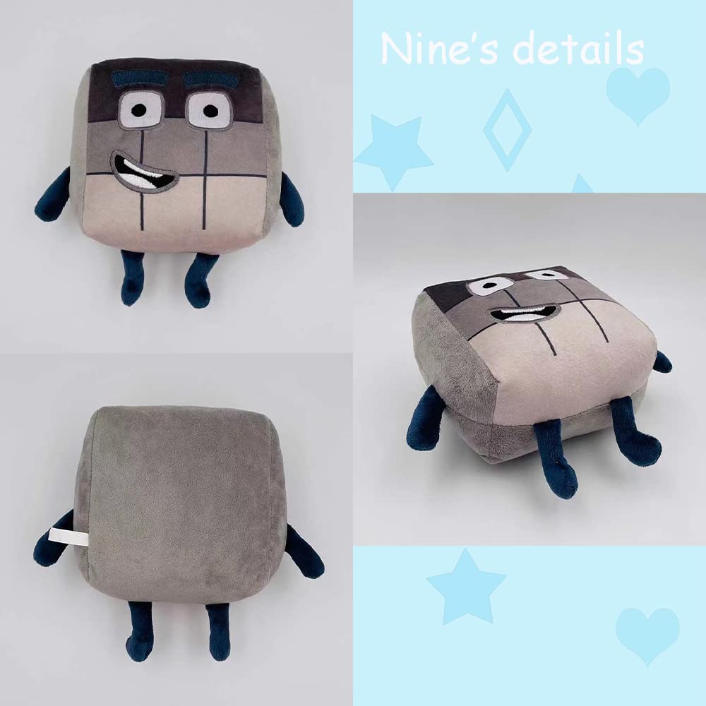 6 Pcs Numberblocks Plush Set 5-10, Numberblocks Anime Plush Toys, Cute ...