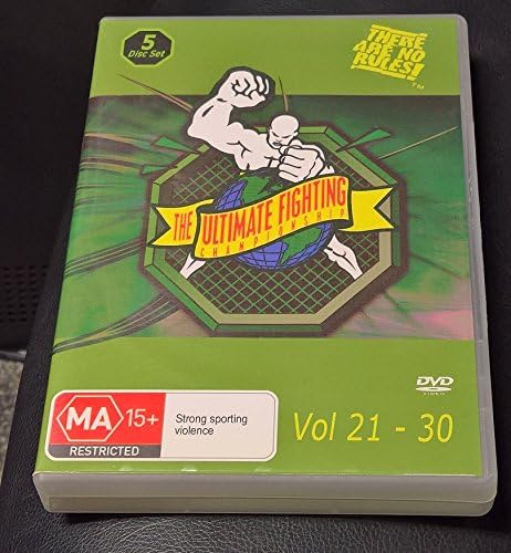 UFC 21-30 DVD Box Set - vols. 21 22 23 24 25 26 27 28 29 30: Amazon.ca ...