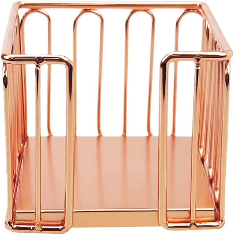 Amazon.com : JHNIF Metal Note Pad Holders Memo Note Cube Holder ...