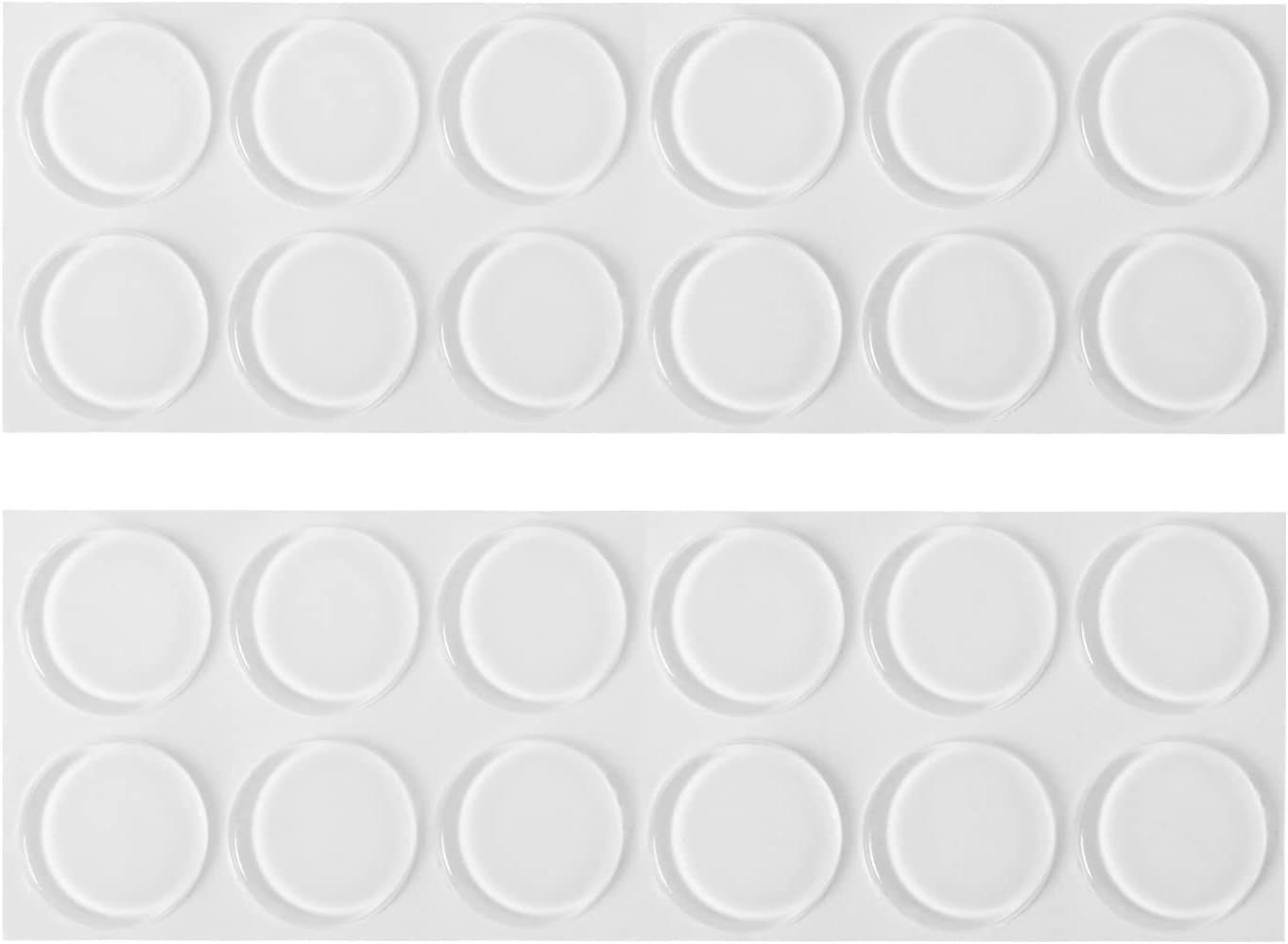 Clear Glass Table Top Bumpers,Soft Material,to Control The Movement of ...