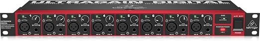 Behringer ADA8200 Audiophile 8 In/8 Out ADAT Audio Interface with Midas ...