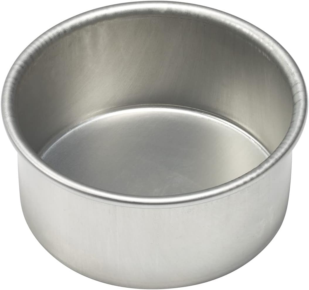 Amazon.com: Aunt Shannon's Kitchen Tall Round Cake Pans - 4-inch, 6 ...