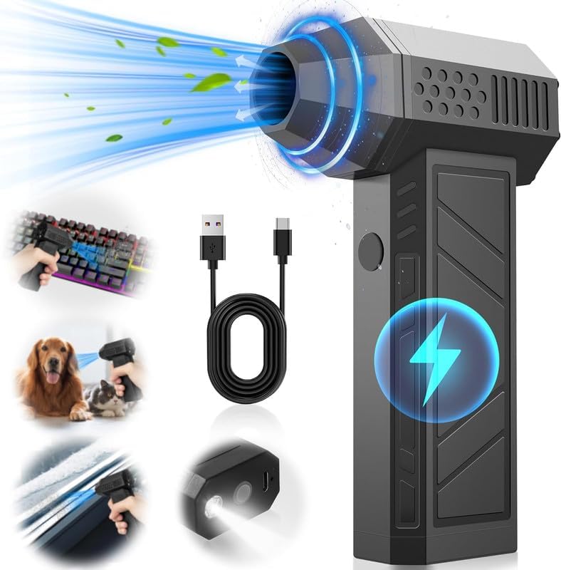 Amazon.com: HOTBEST Mini Jet Blower, 130000 RPM Cordless Super Jet Dry ...