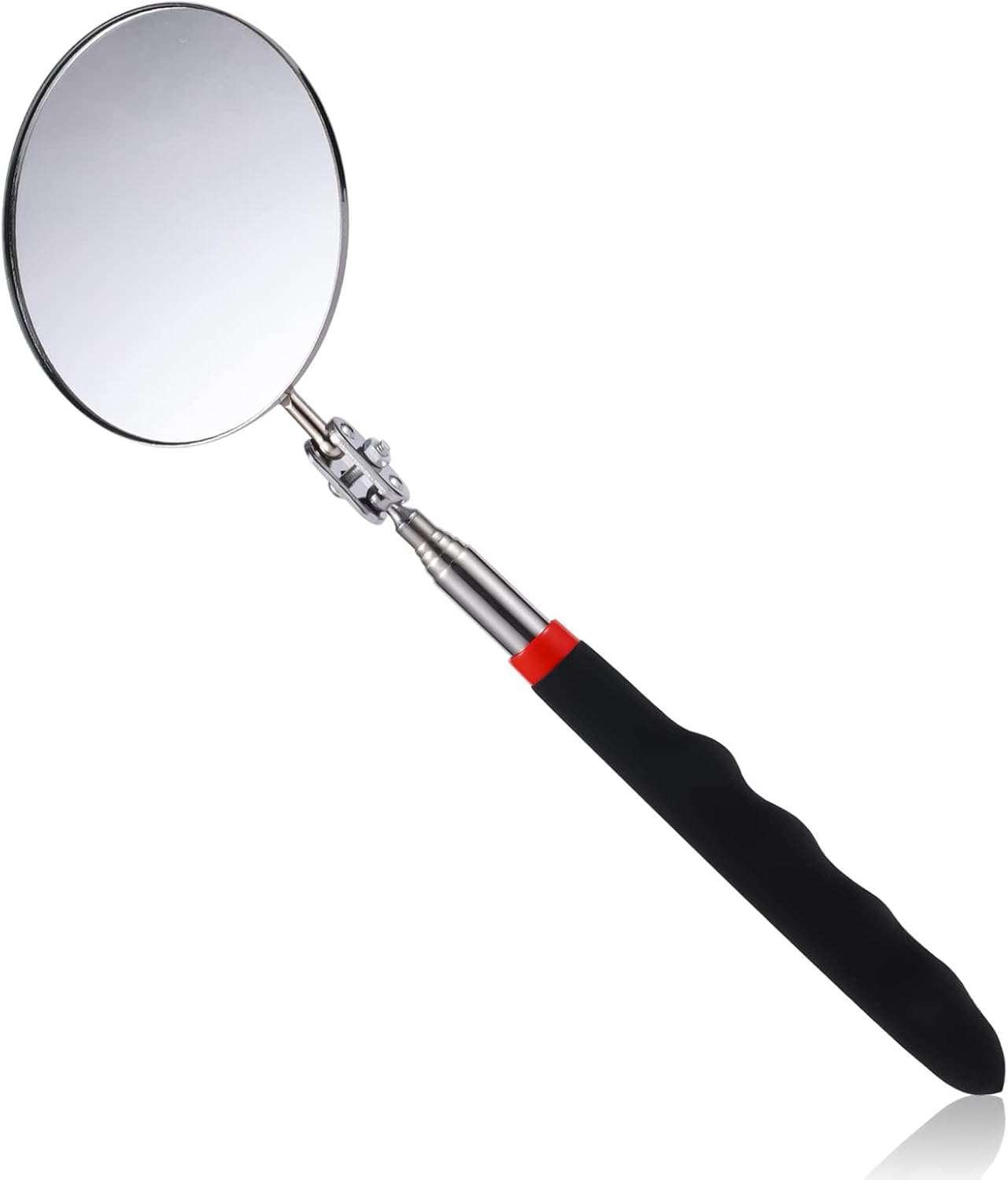 Inspection Mirror,Telescopic Mirror, 50mm Diameter Black Length 15-68 ...