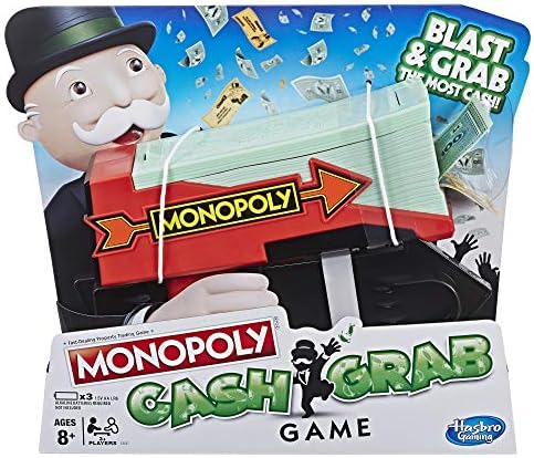Monopoly Off the Board Cash Grab Game for 10+ Players, Ages 8 and Up ...