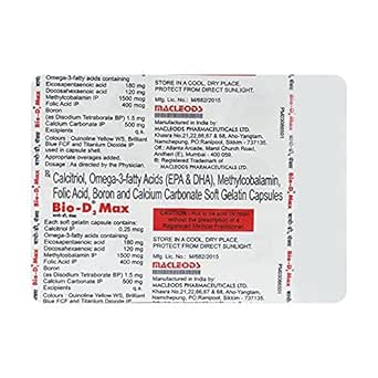 Bio D3 Max - Strip of 15 Capsules : Amazon.in: Health & Personal Care