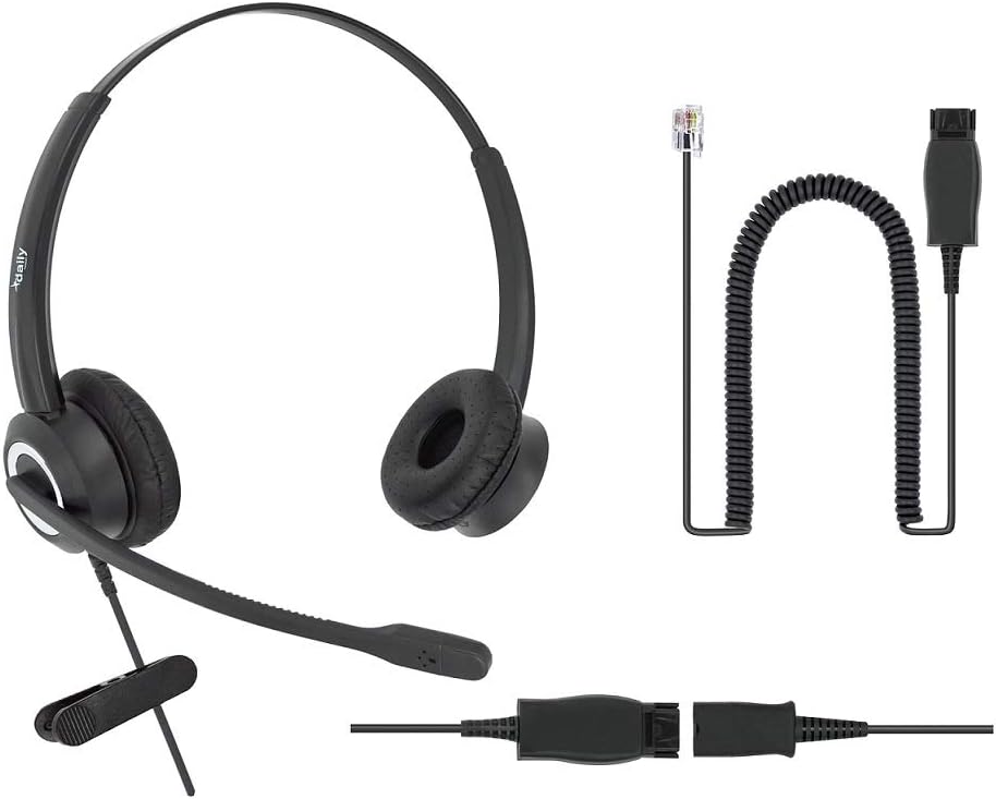 Amazon.com: Avaya Headset HD Voice with HIS Adapter Compatible with ...