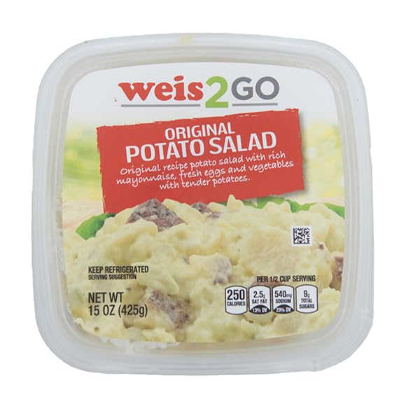 Amazon.com: Weis 2 Go, Deli Salad Potato, 15 Ounce : Grocery & Gourmet Food