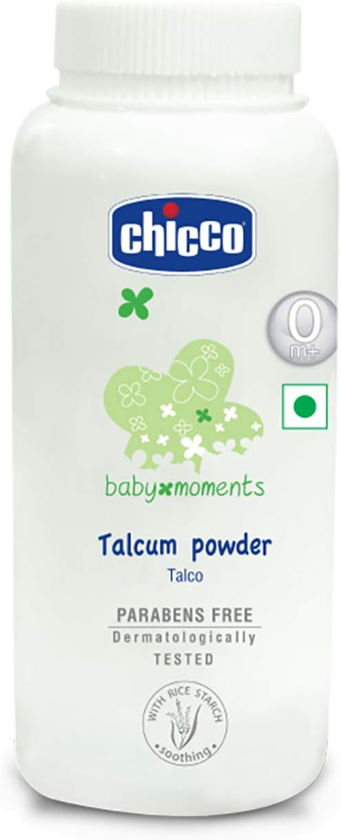 Buy Chicco Baby Moments Talcum Powder, Soothes & Moisturises Baby’s ...