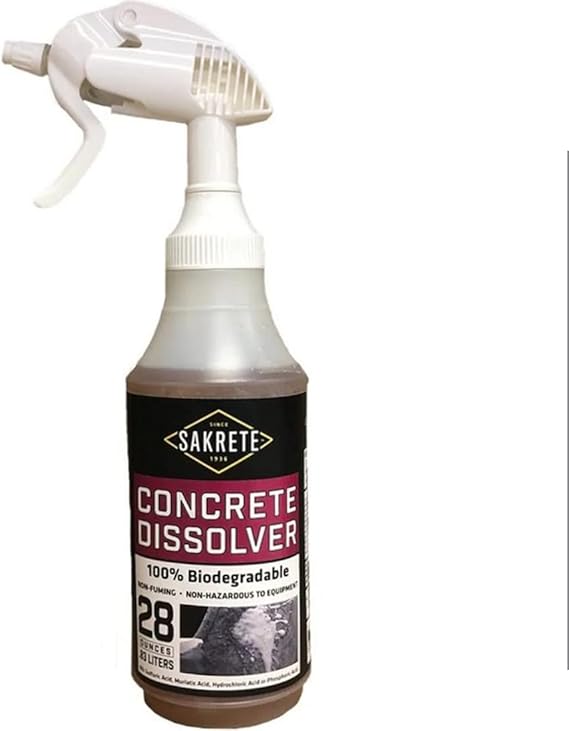 SAKRETE | Concrete & Mortar Dissolver | 28 oz - Multipurpose Cleaners ...