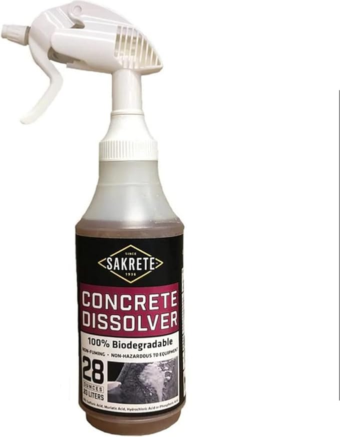 SAKRETE | Concrete & Mortar Dissolver | 28 oz - Multipurpose Cleaners ...