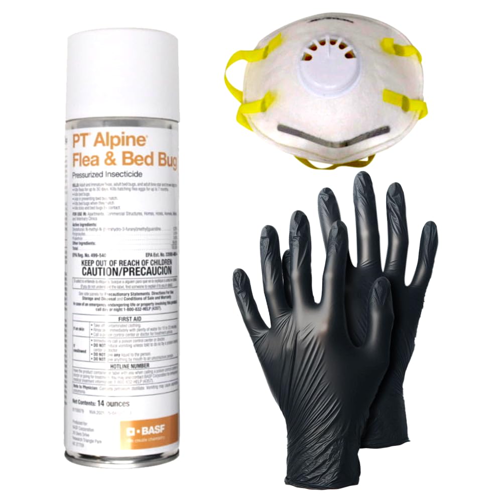 Amazon.com : DIY Pest Control PPE Kit and PT Alpine Flea and Bed Bug ...