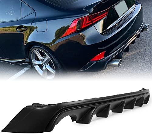 Amazon.com: JDM Front Bumper Splitter + Rear Diffuser Lip Compatible ...