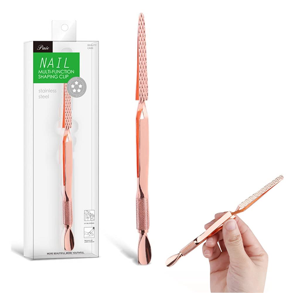 4 x Brand New Nail Pincher Stainless Steel Cuticle Pusher Multi-Functi ...