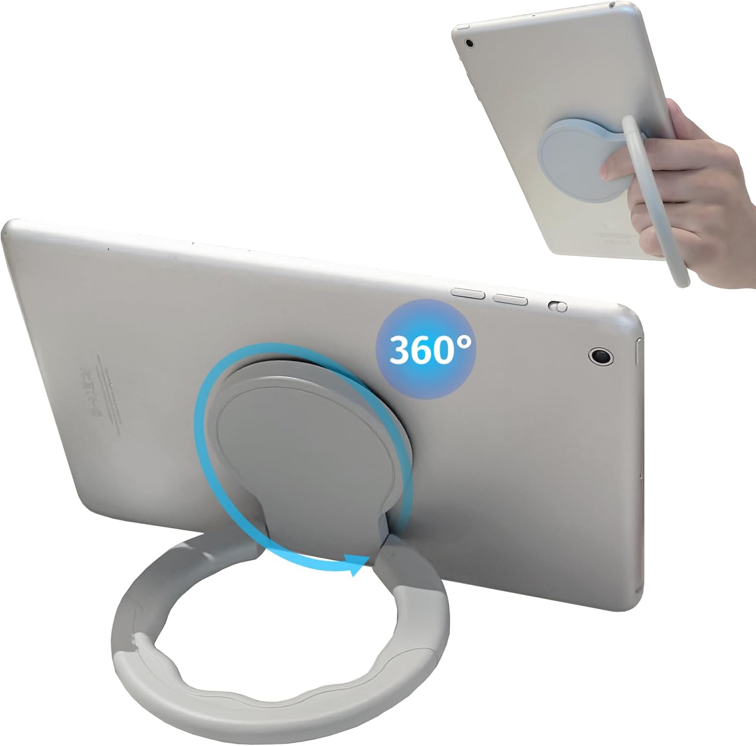 Amazon.com: WUOJI Tablet Ring Holder -Tablet Stand Adjustable Universal ...