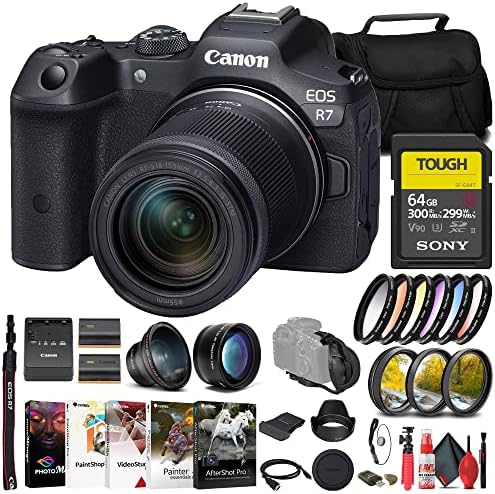 Amazon.com : Canon EOS R7 Mirrorless Camera with 18-150mm Lens ...