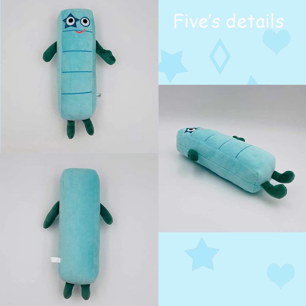 6 Pcs Numberblocks Plush Set 5-10, Numberblocks Anime Plush Toys, Cute ...