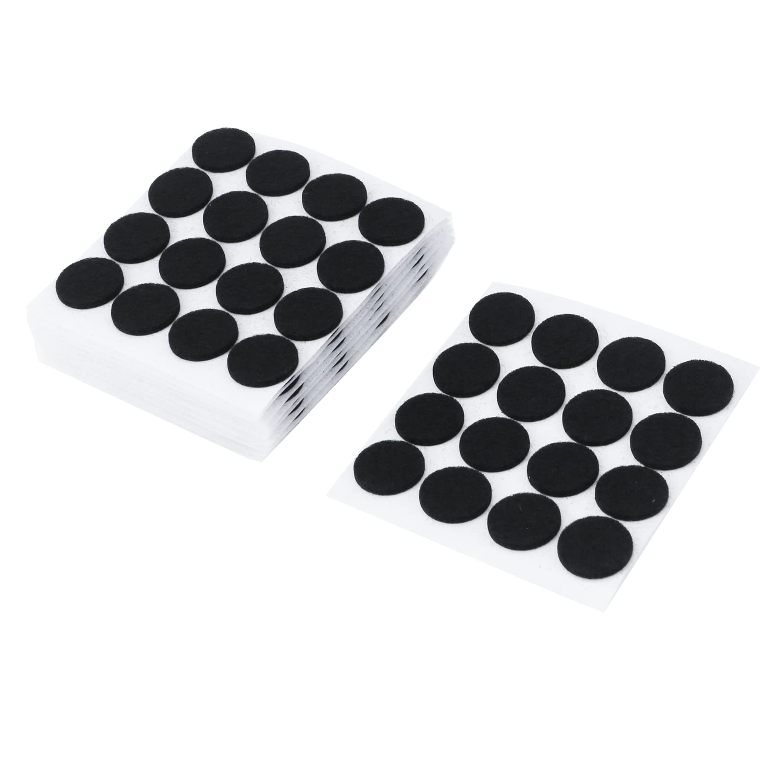 Snapklik.com : 18mm Self-Stick Furniture Round Felt Pads Wood Floor ...