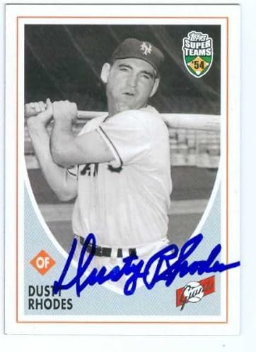 Dusty Rhodes autographed Baseball Card (New York Giants) 2002 Topps ...