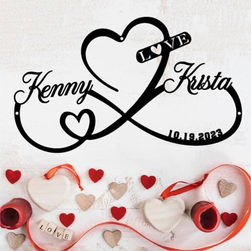 Amazon.com: FengPingZi, custom infinity sign, personalized wedding gift ...