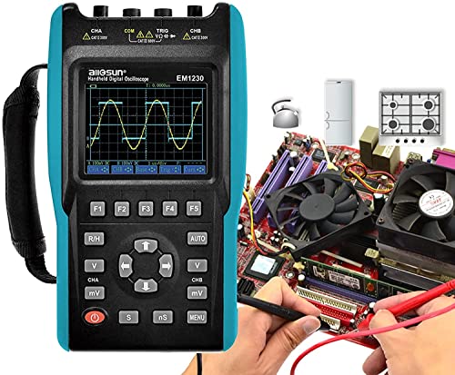 Allsun Oscilloscope Numérique Portable 2 En 1 Pour Diagnostic