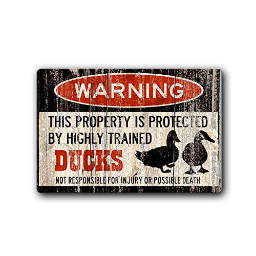 Amazon.com: Duck Warning Sign,Homestead sign,beware of Ducks, 12 x 8 ...