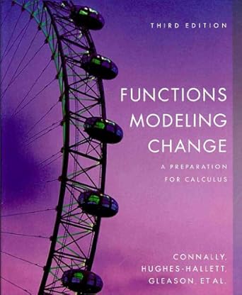 Buy Functions Modeling Change: A Preparation for Calculus 3th Edition ...