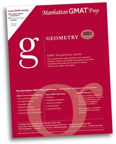 Geometry GMAT Preparation Guide (Manhattan GMAT Preparation Guide ...