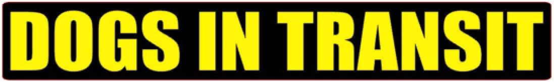 DOGS IN TRANSIT MAGNET SECURITY K9 UNIT DOG PATROL MagnetIc SIGN K9 ...