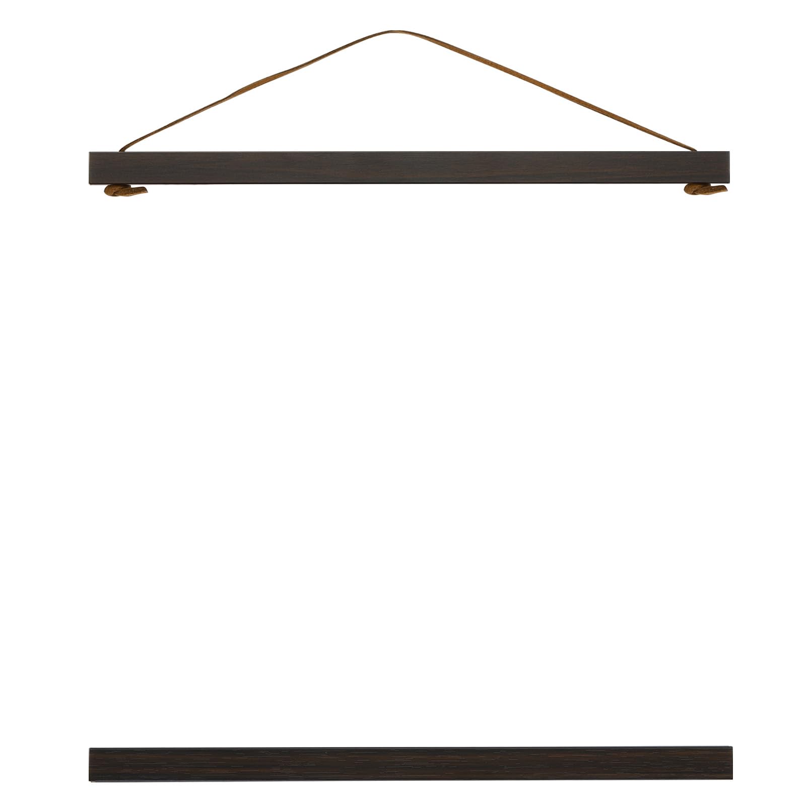 PATIKIL Magnetic Poster Hanger Frame, 22 Inch Wide Wood Hangers Magnet ...