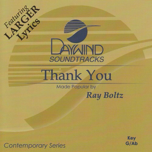 Made Popular By: Ray Boltz - Thank You - Amazon.com Music