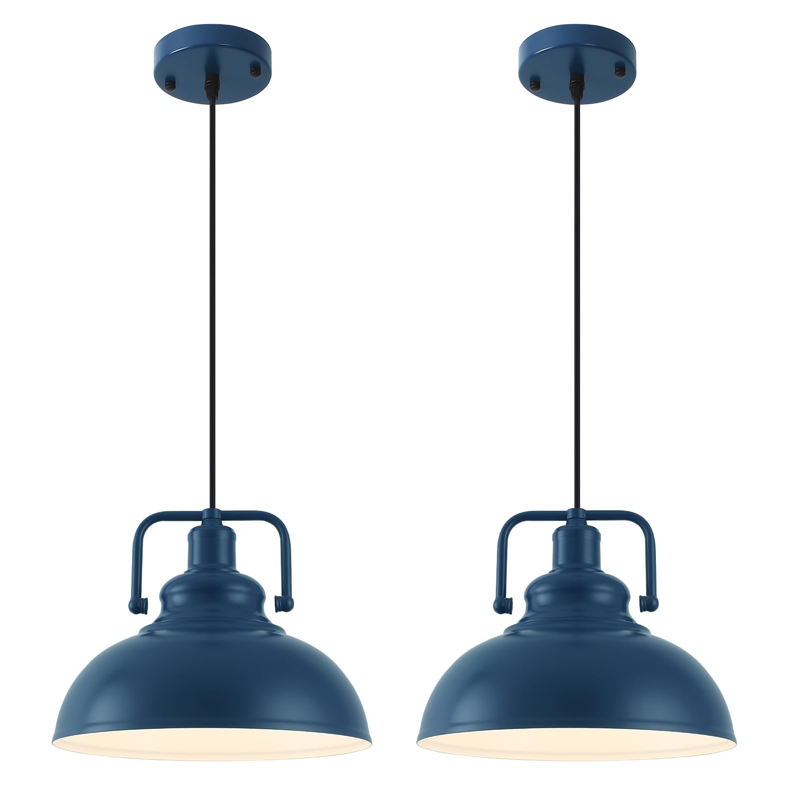 Blue Industrial Pendant Light Danicaans Large Industrial Factory