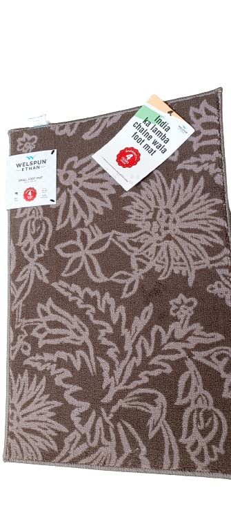 Buy WELSPUN Ethan Small Foot MAT,Bath MAT (40 cm X 60 cm) Anti Skid ...